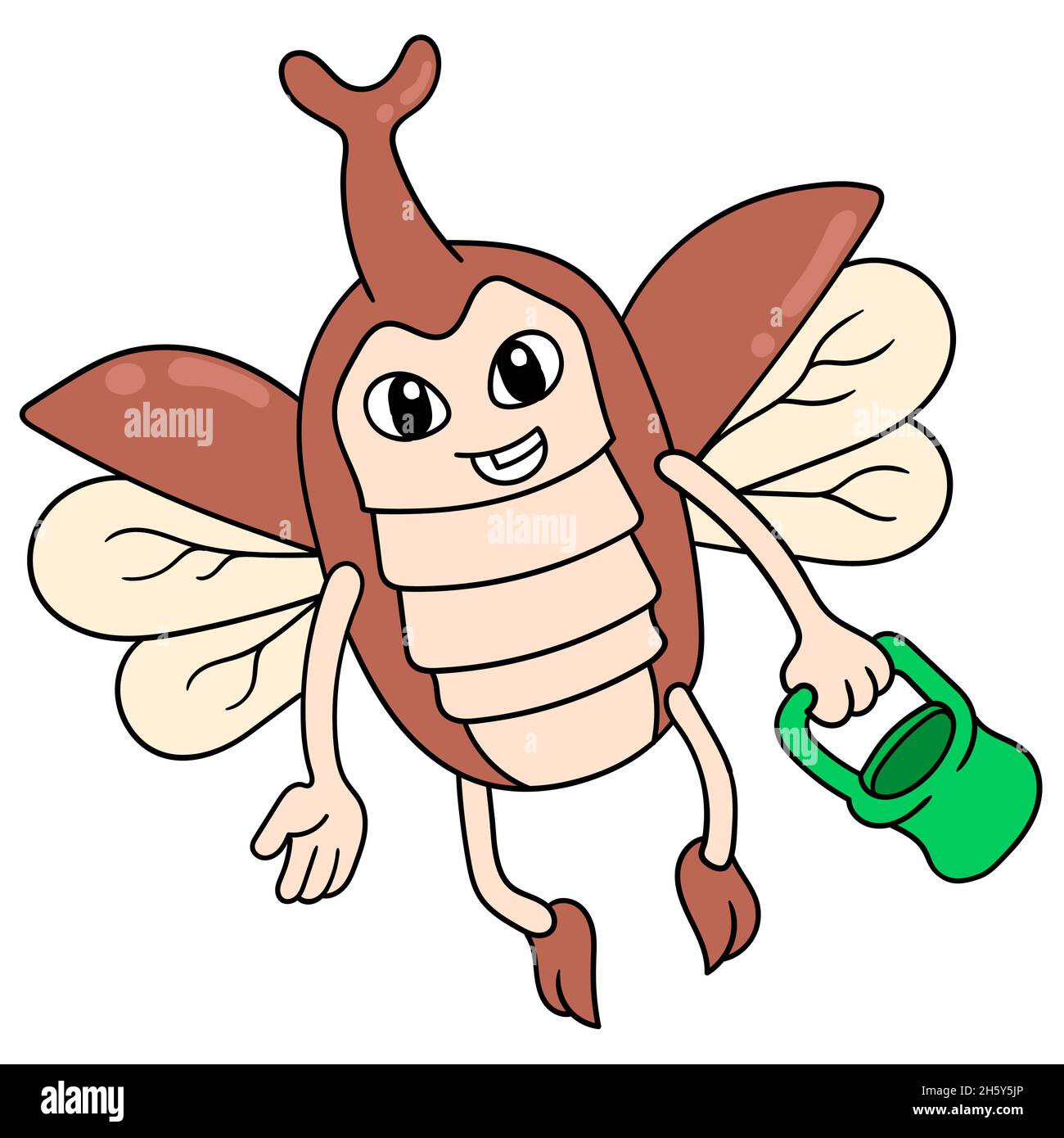 Cute face beetle Stock Vector Images - Alamy