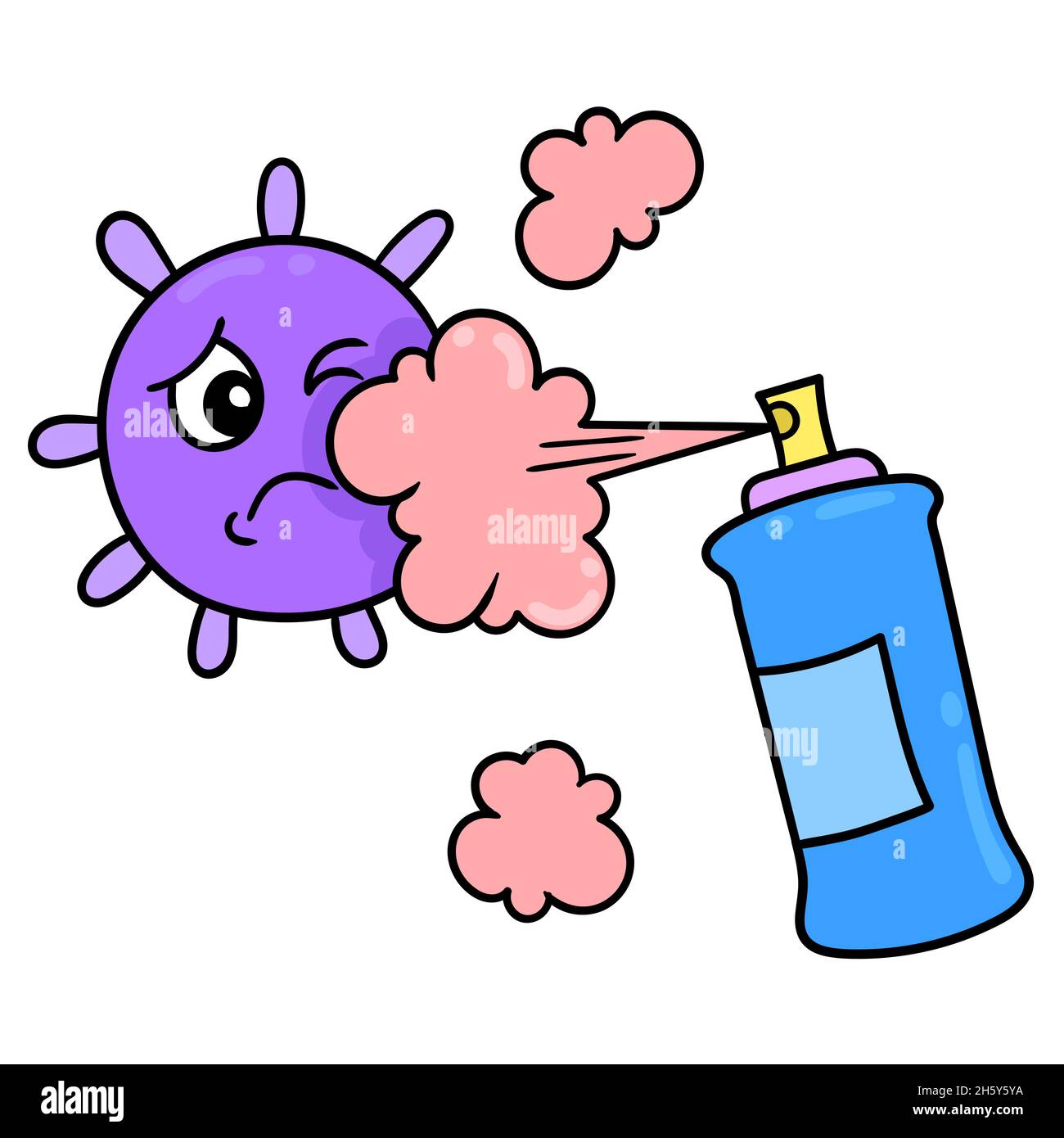 virus and bacteria repellent spray Stock Vector Image & Art - Alamy