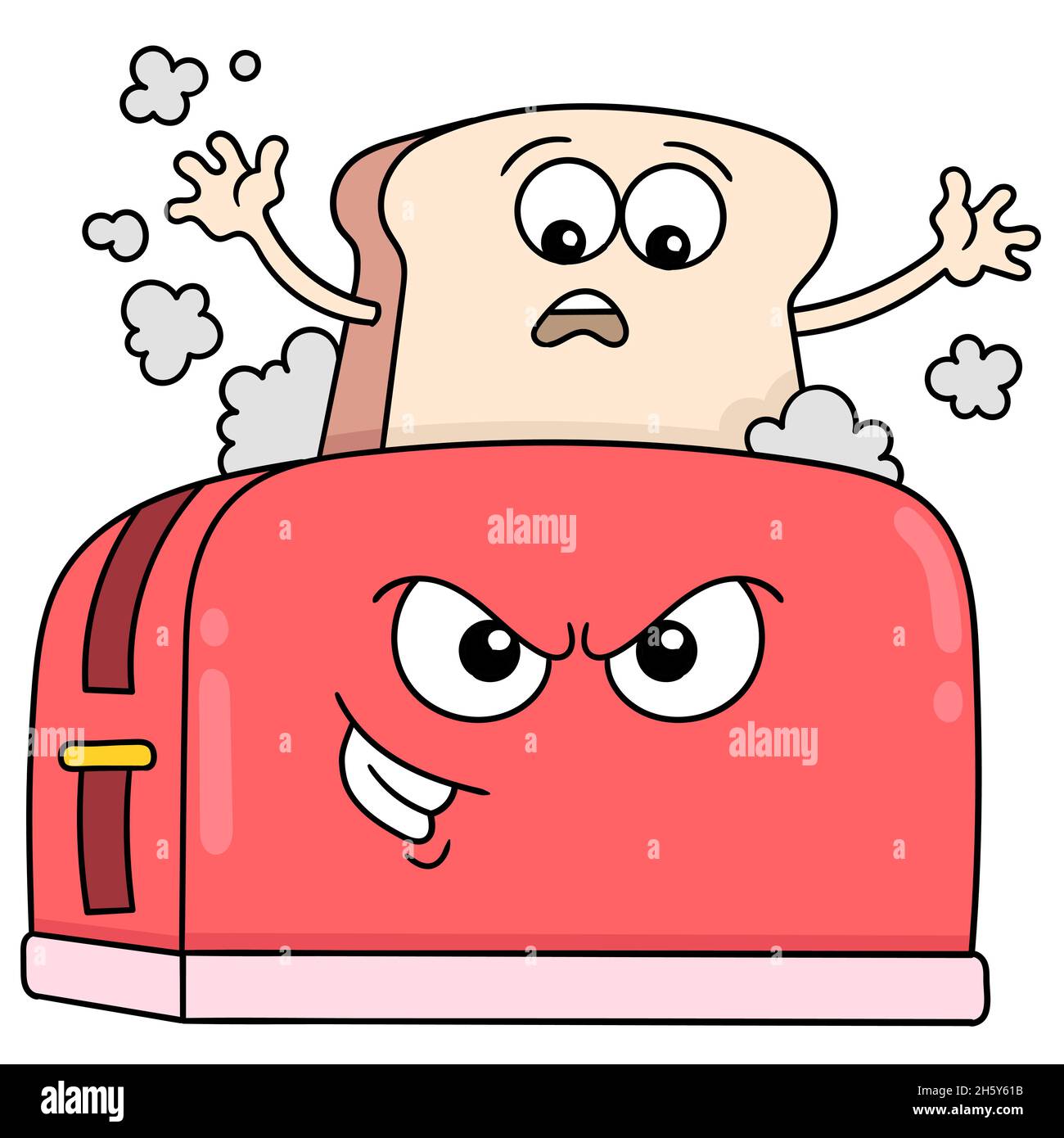 Cartoon toaster hi-res stock photography and images - Alamy