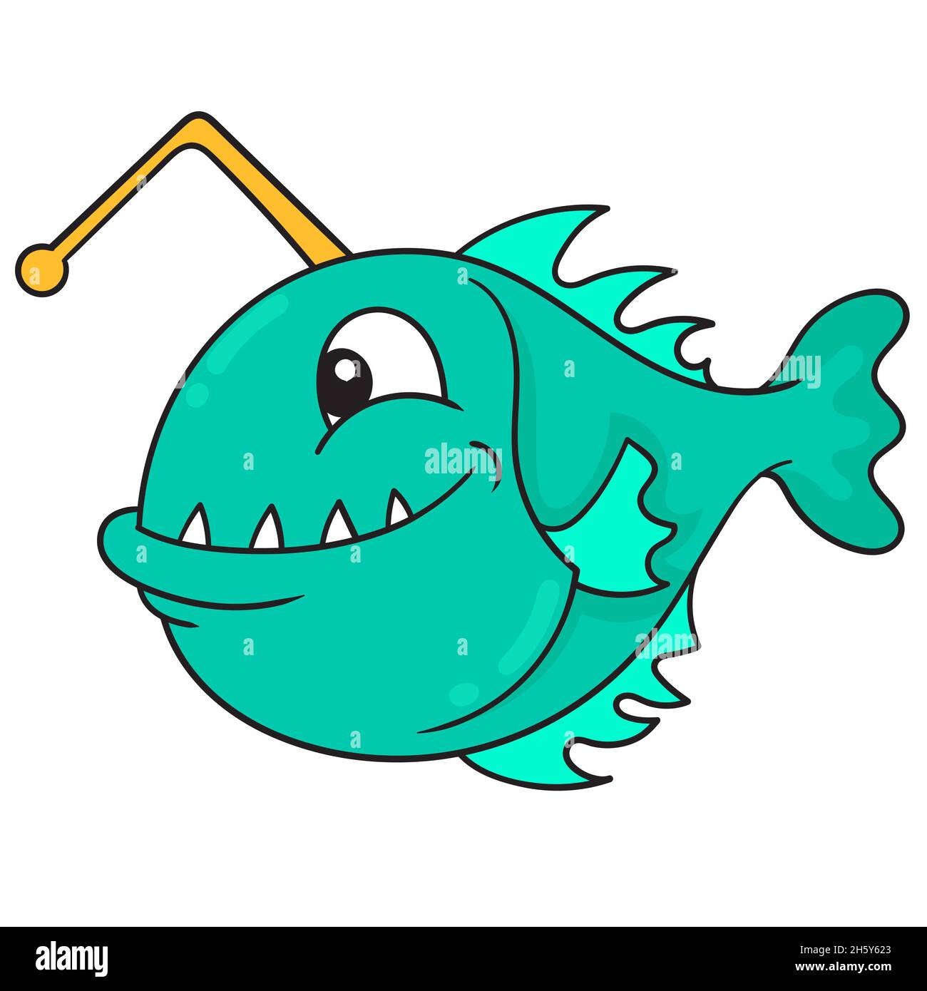 Fish of prey Stock Vector Images - Alamy