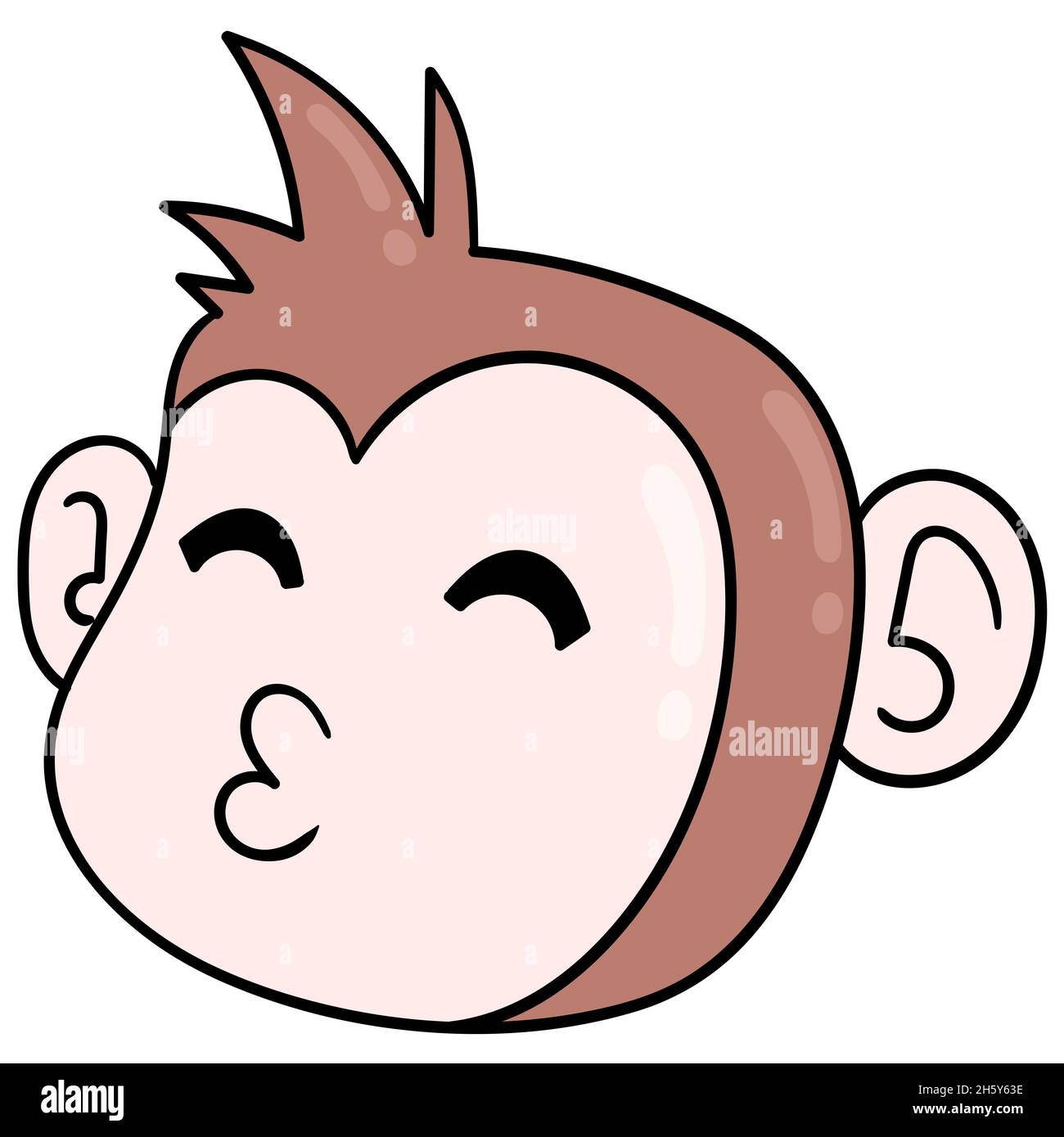 Monkey lips hi-res stock photography and images - Alamy