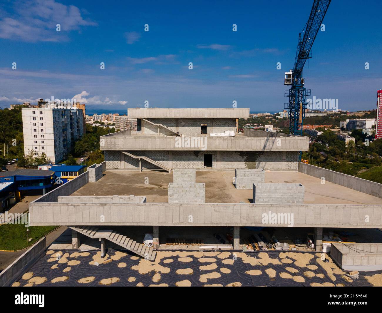 Construction site architecture building exterior development growth ...