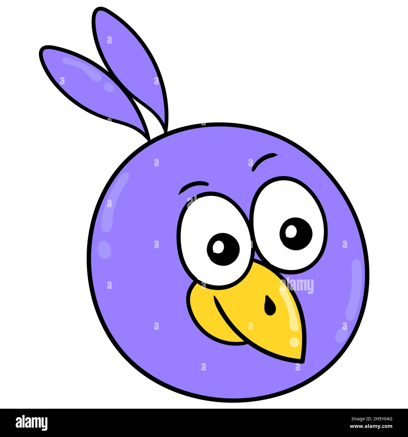 Purple Angry Bird Clip Art