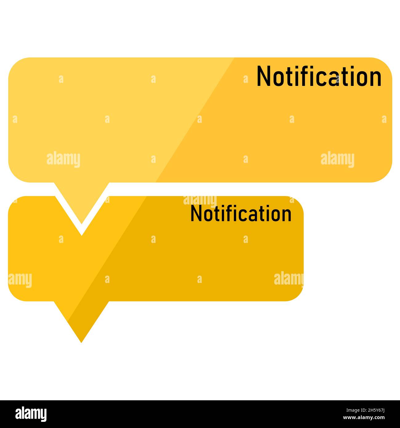 bubble chat notification icon Stock Vector Image & Art - Alamy