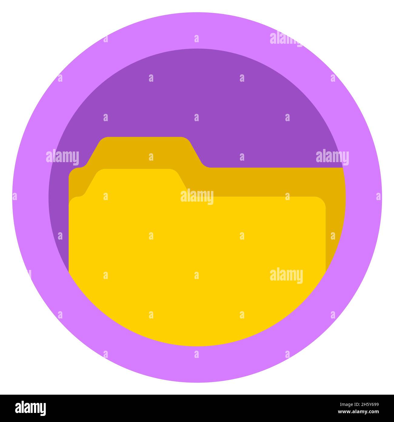 folder file manager circle icon Stock Vector Image & Art - Alamy