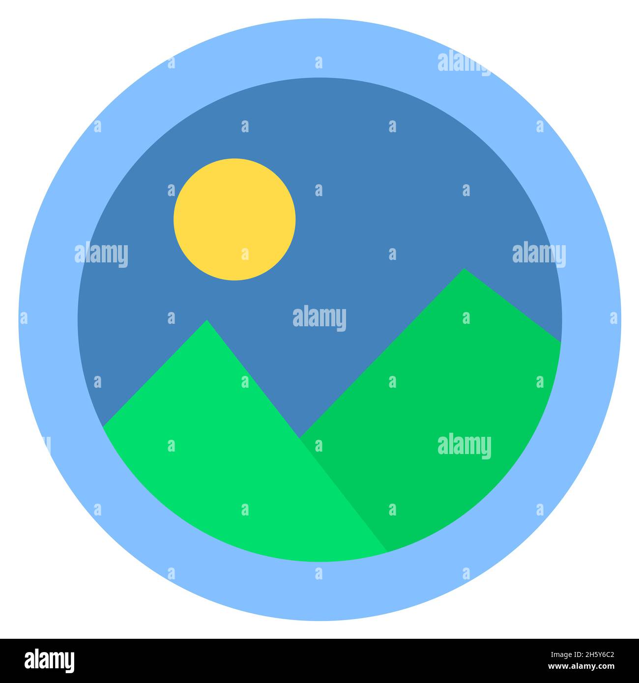 gallery circle icon Stock Vector Image & Art - Alamy