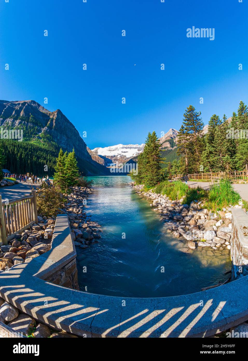 Lake Louise and Victoria Glacier Banff National Park Alberta Canada in ...