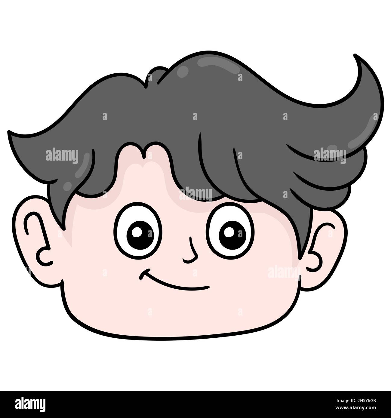 Handsome boy wallpaper Stock Vector Images - Alamy