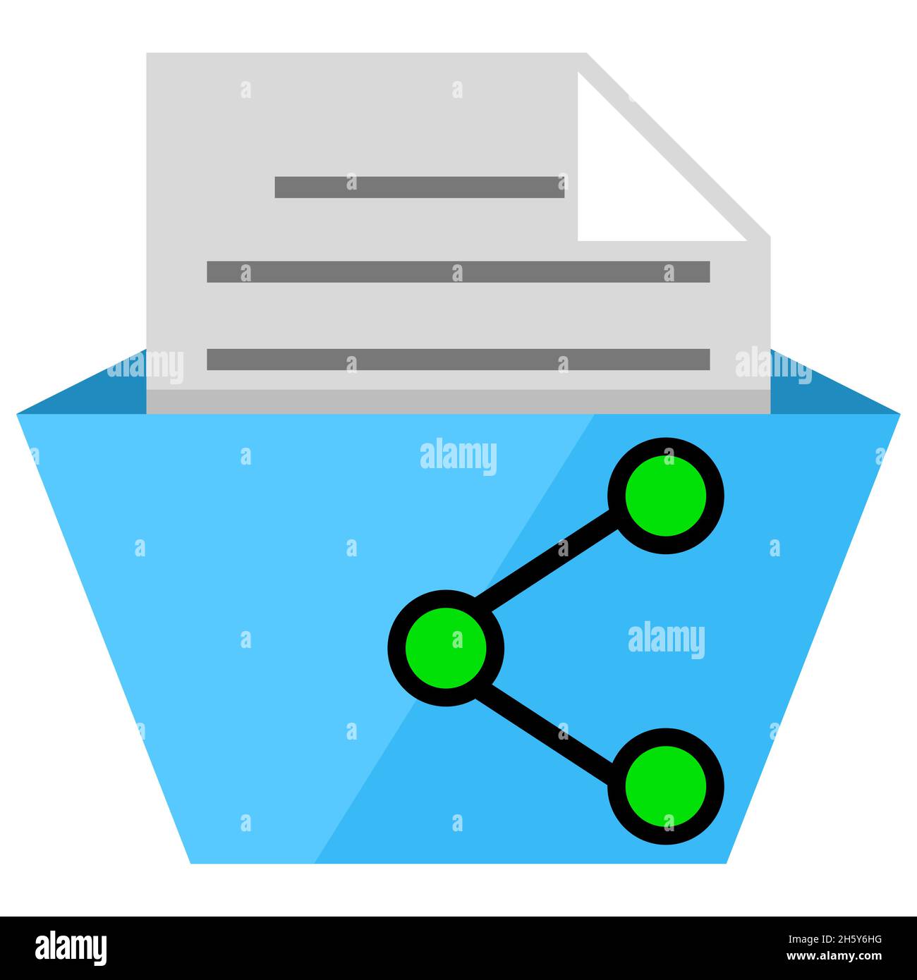 digital file folder shared icon Stock Vector Image & Art - Alamy