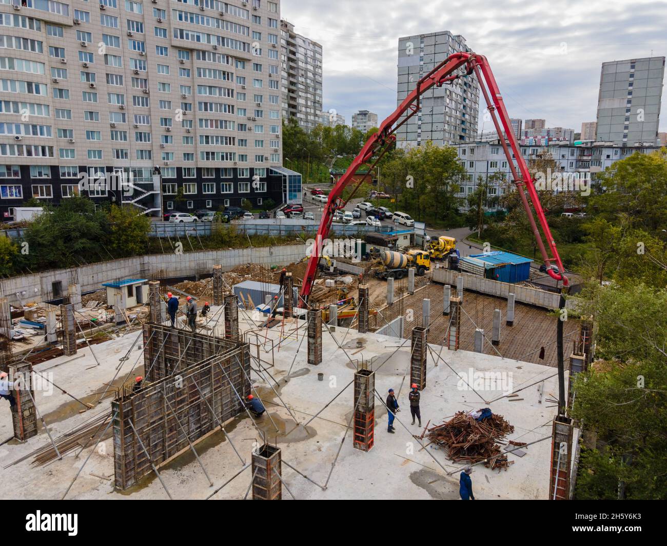 Skyscraper Foundation Construction