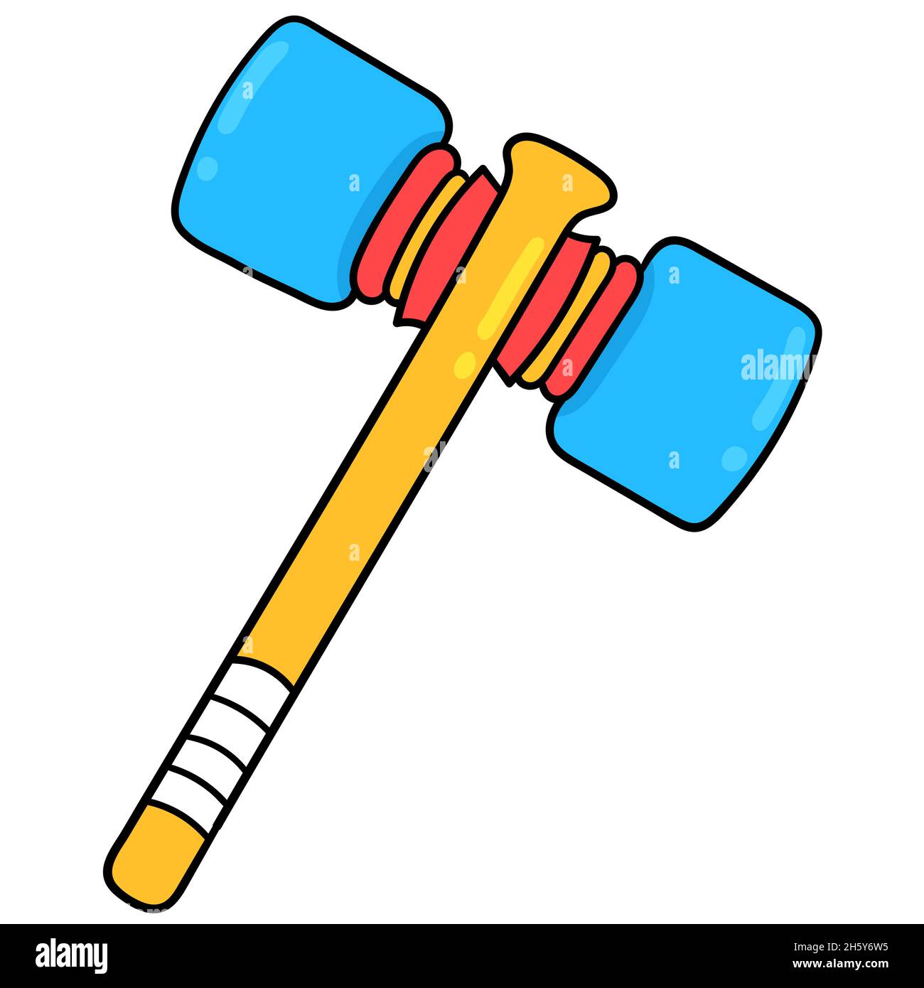 Cartoon character hammer hi-res stock photography and images - Alamy