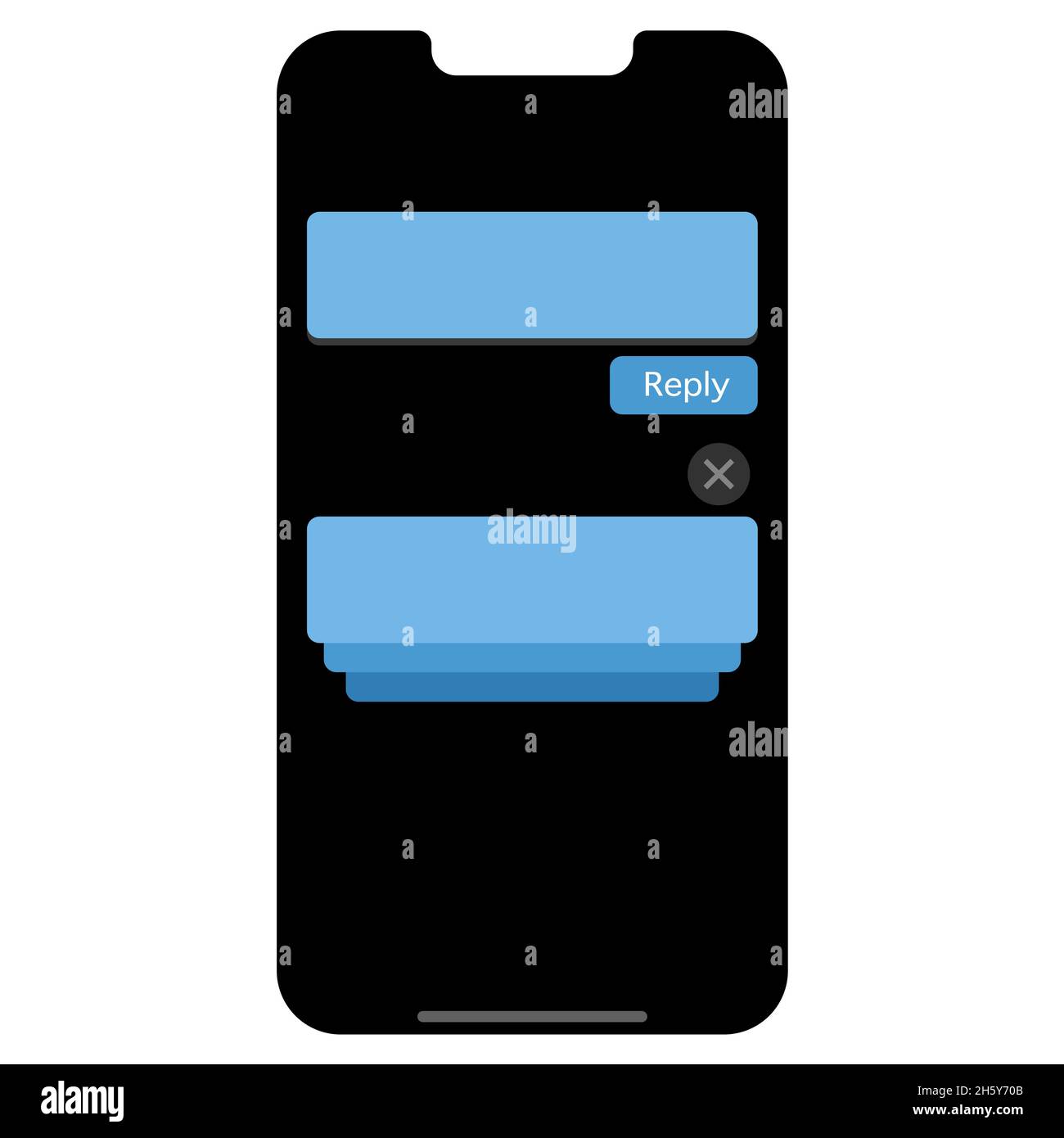 ui notification mobile app icon Stock Vector Image & Art - Alamy