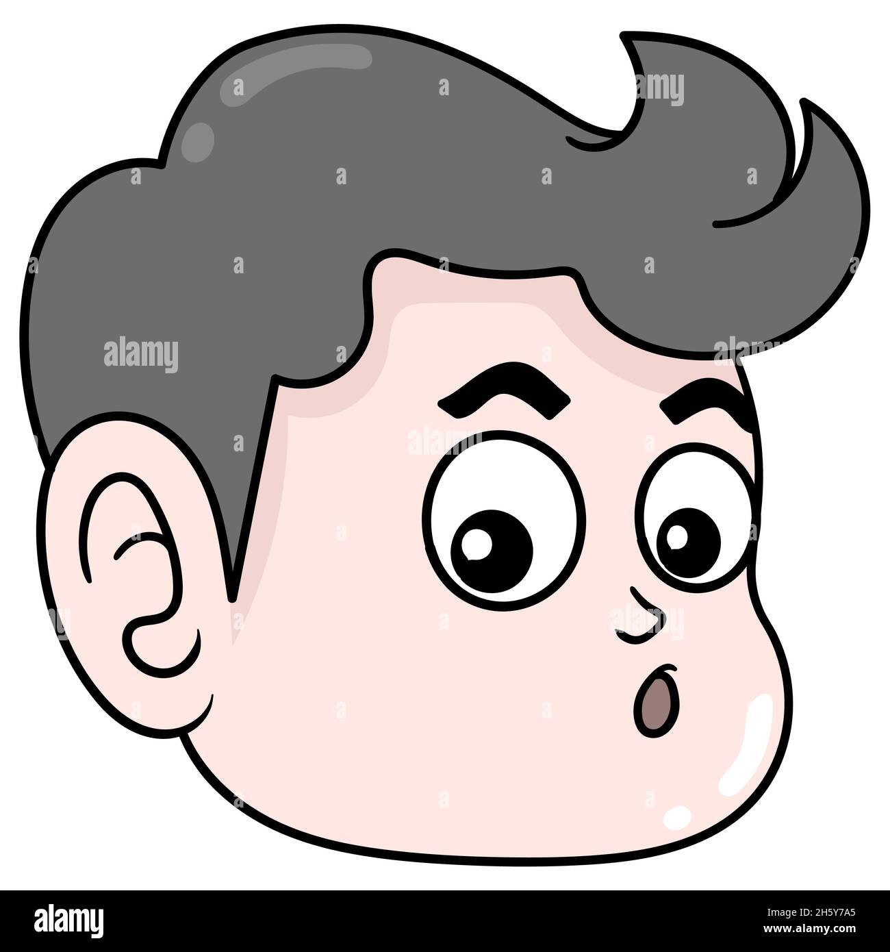 man gawking face Stock Vector Image & Art - Alamy