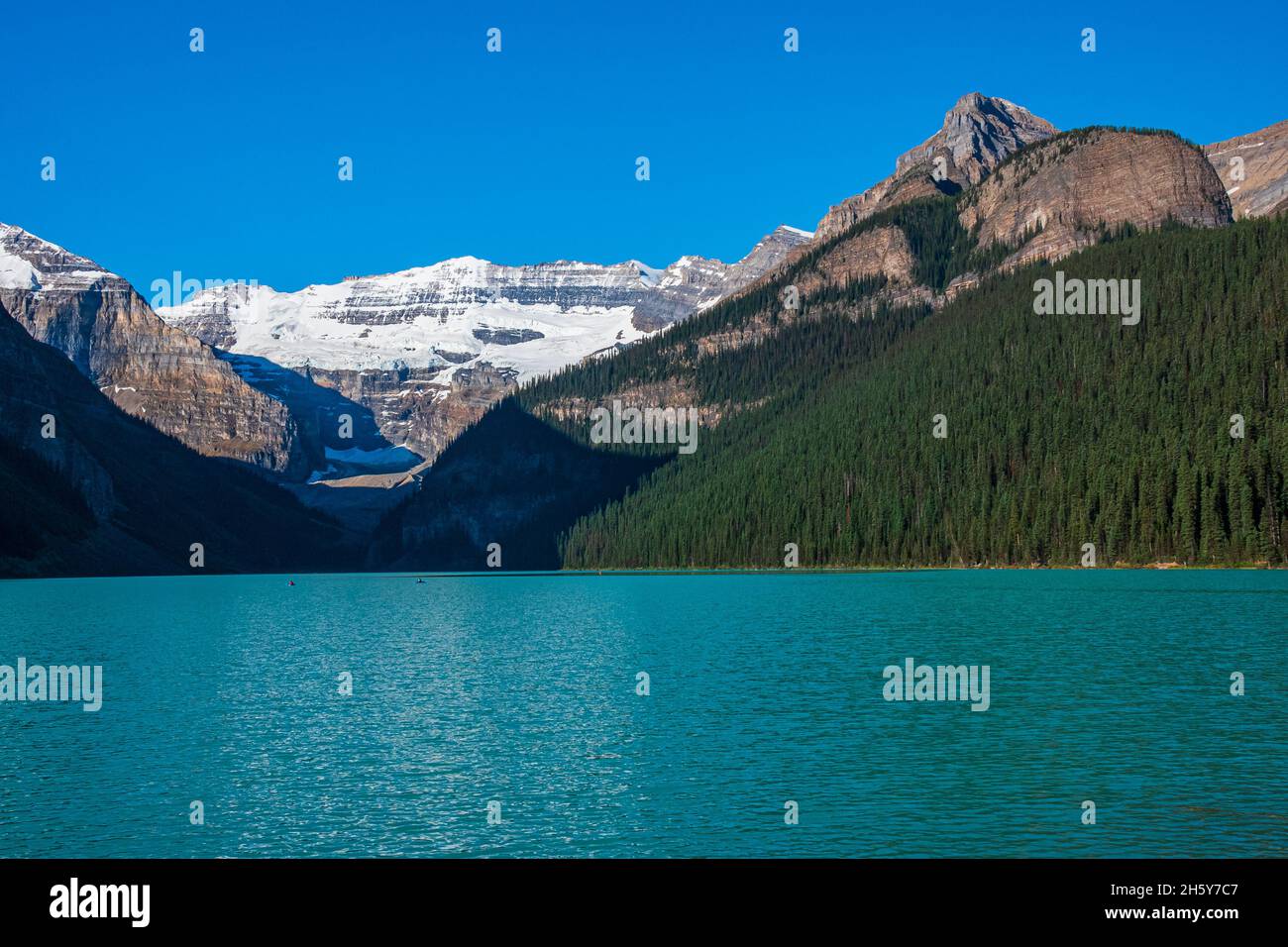 Lake Louise and Victoria Glacier Banff National Park Alberta Canada in ...