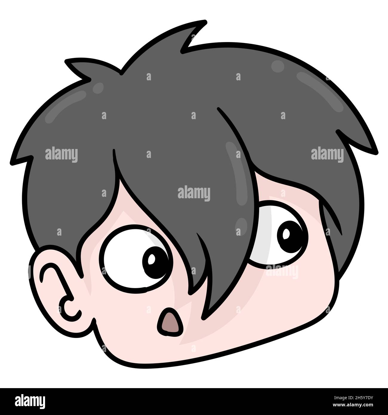 Surprised mascot on cartoon Stock Vector Images - Alamy