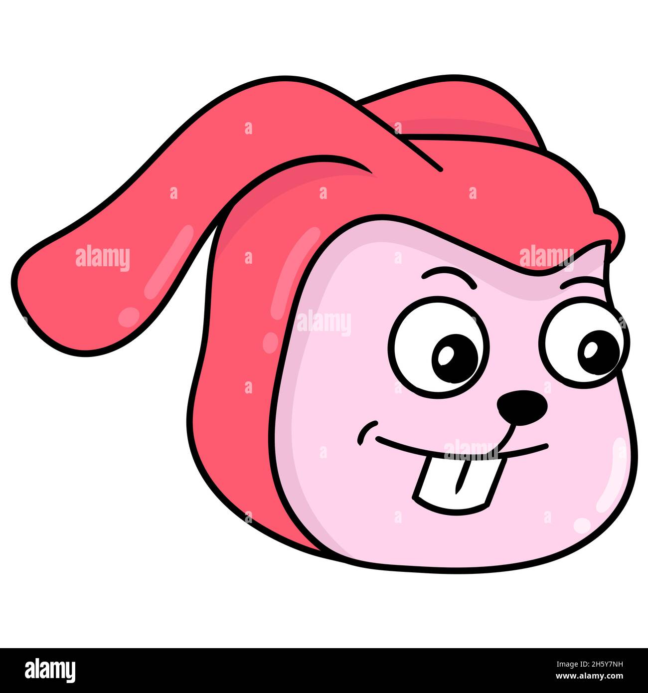 cute bunny head Stock Vector Image & Art - Alamy