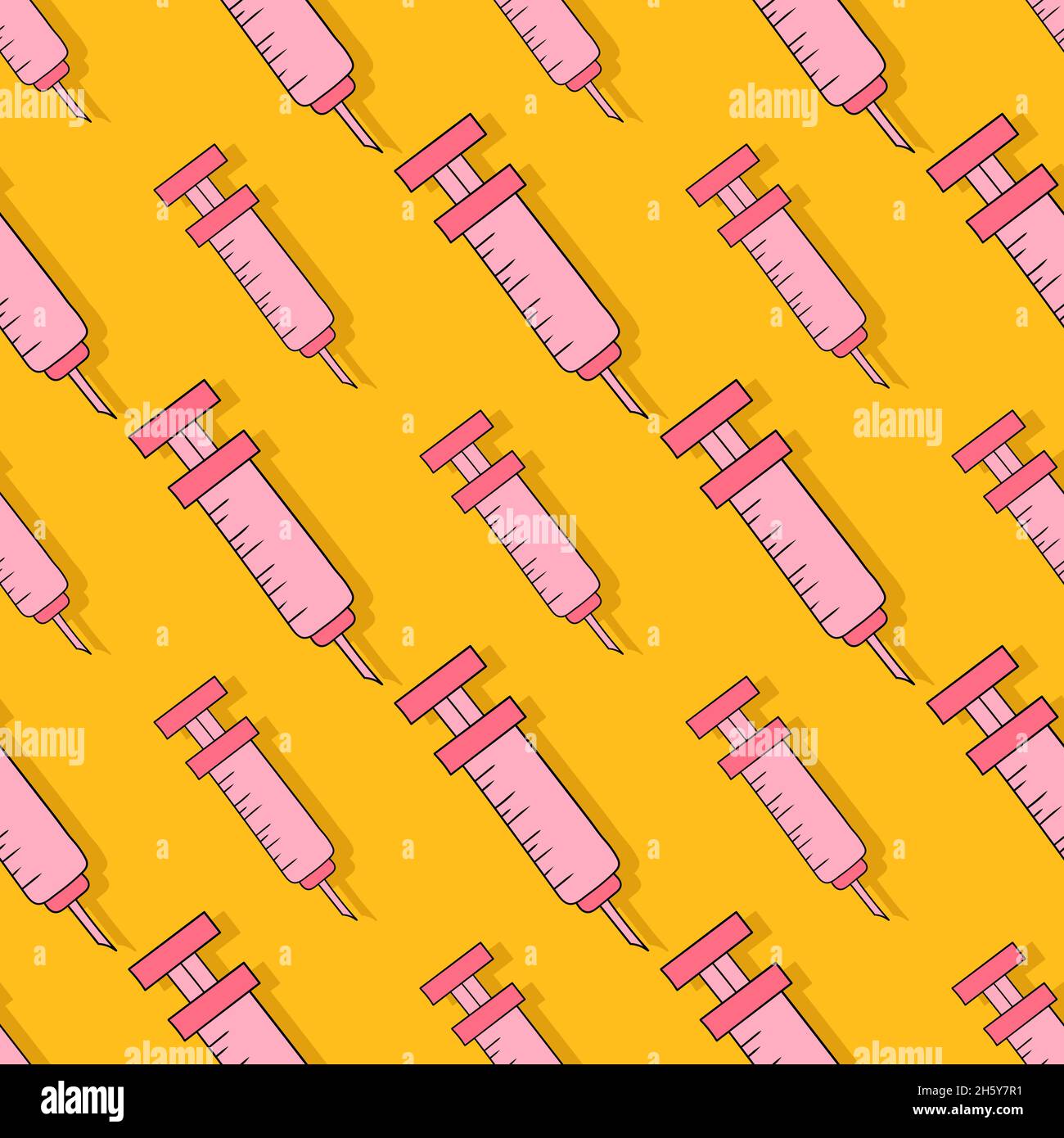 Syringe pattern seamless Stock Vector Images - Alamy