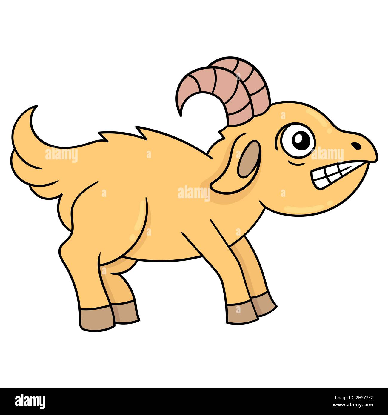 angry faced male sheep Stock Vector Image & Art - Alamy