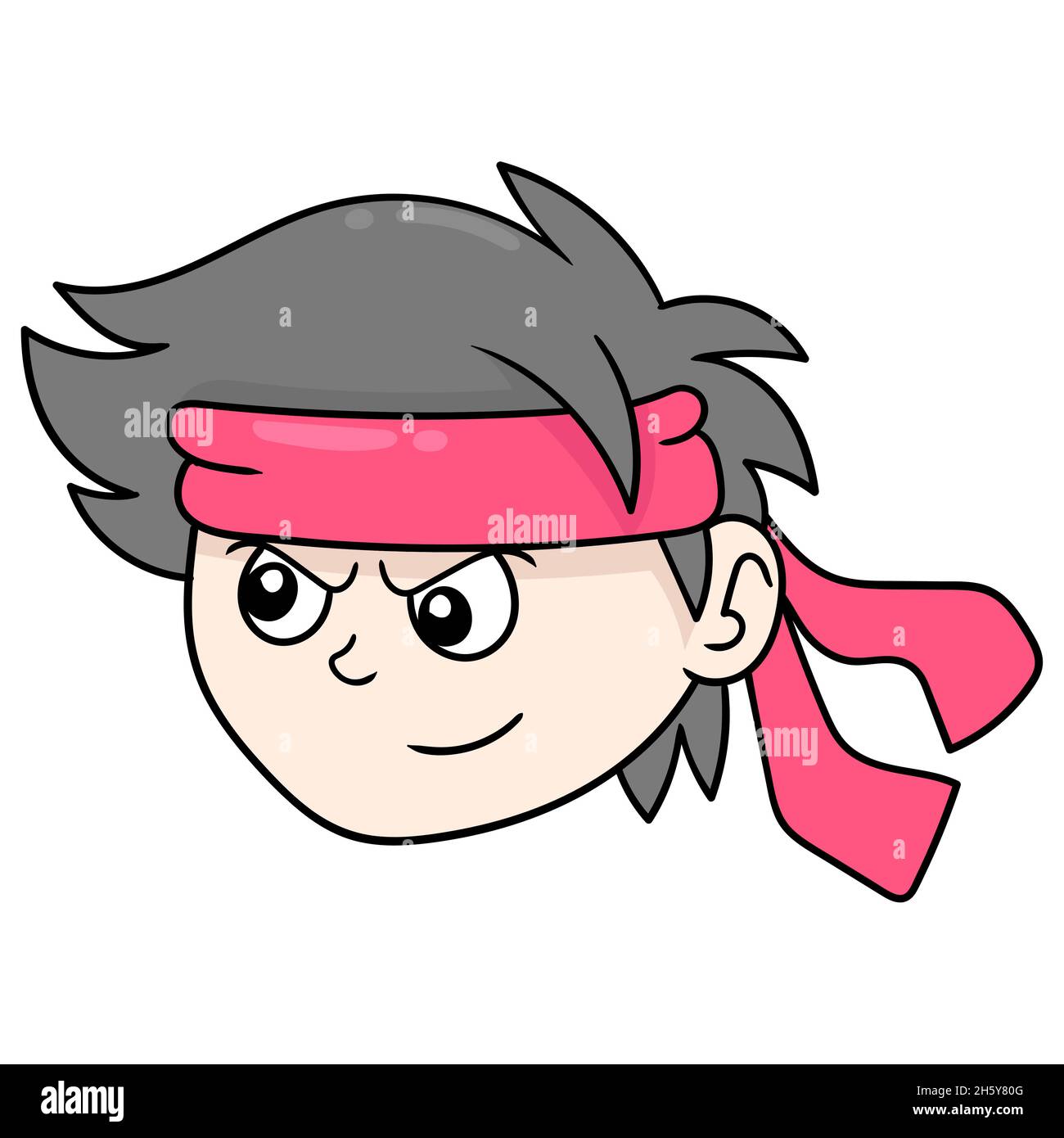 Wearing headband Cut Out Stock Images & Pictures - Alamy