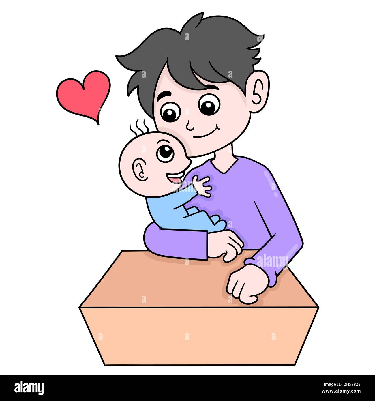 Father emoji icon vector vectors hi-res stock photography and images ...