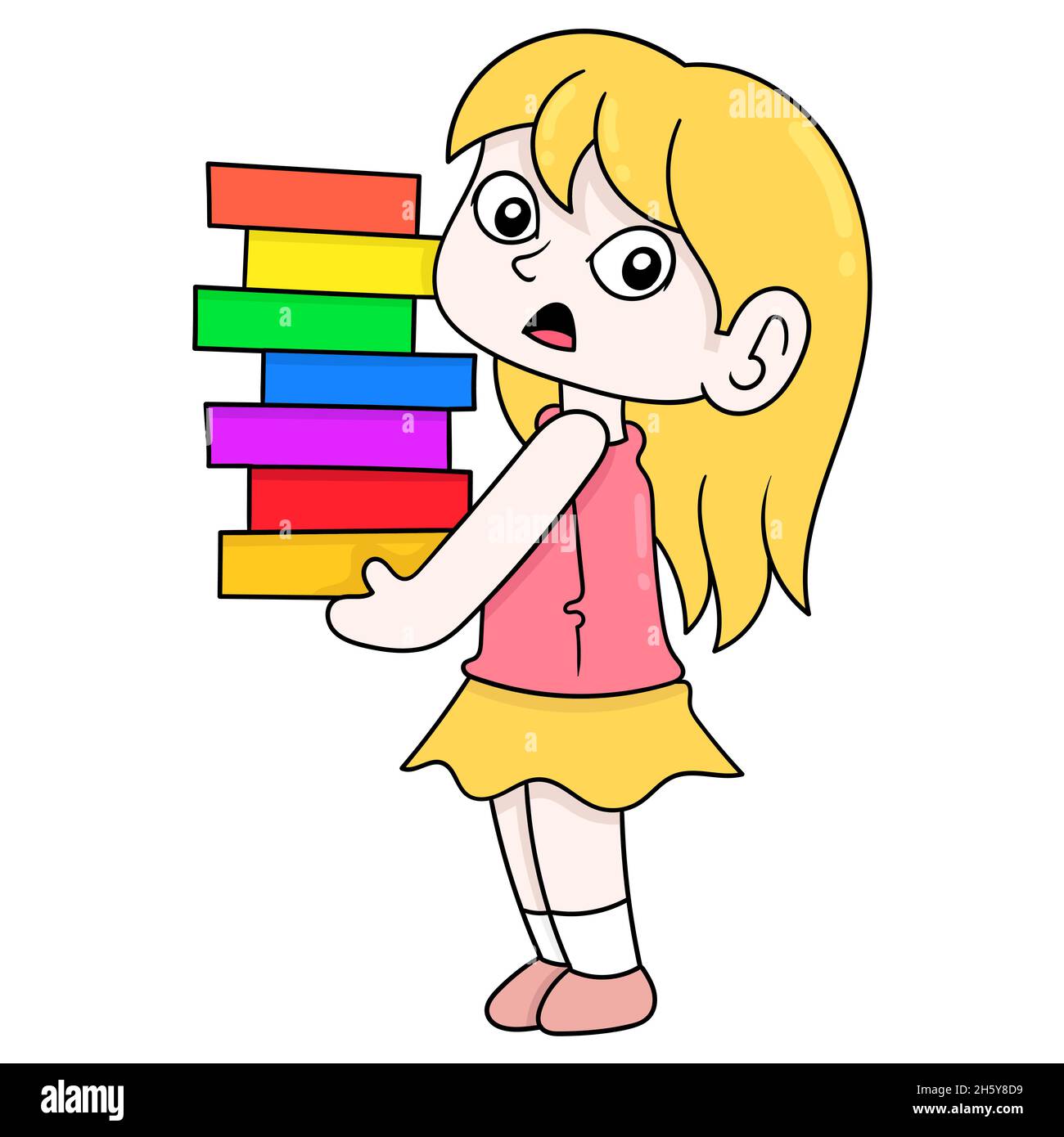 Messy Pile Of Books Clip Art