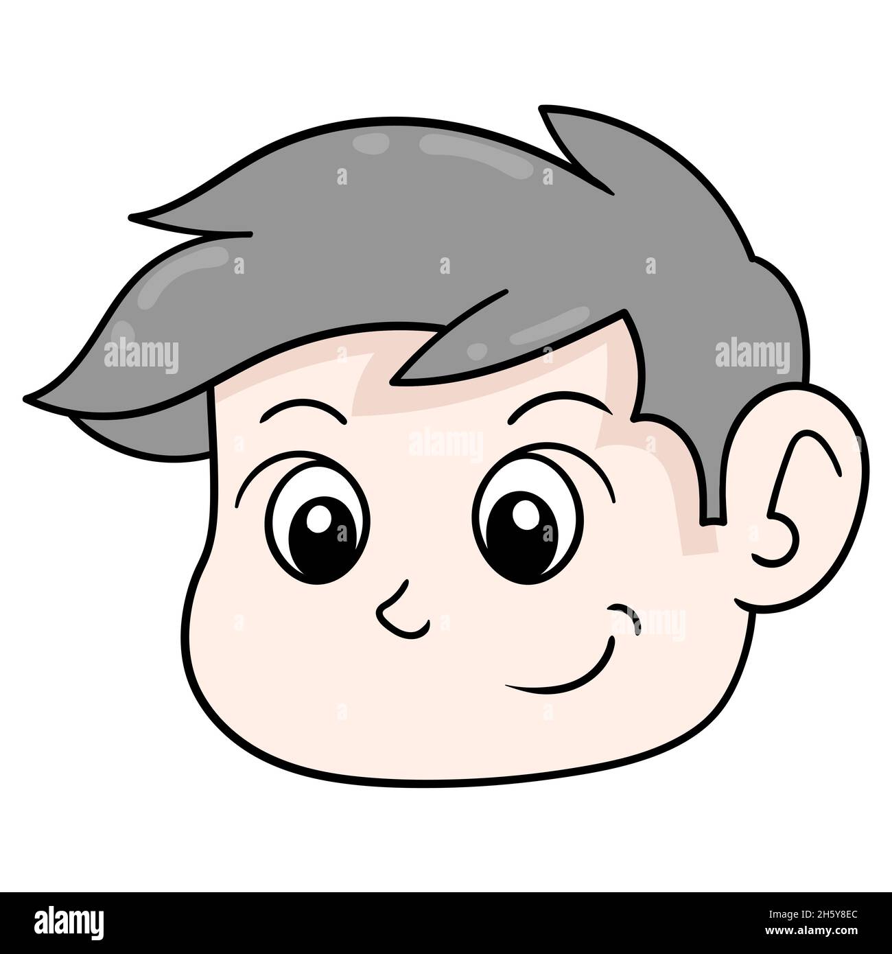 Smiling handsome icon boy hi-res stock photography and images - Alamy