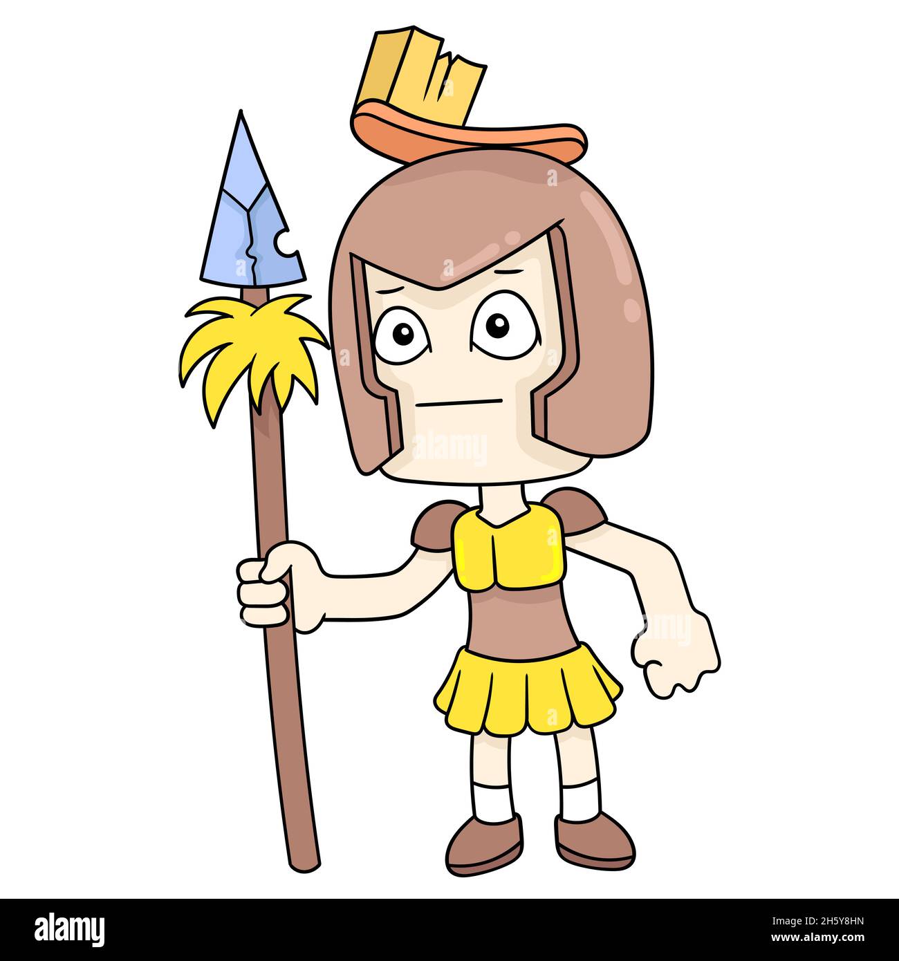 Knight armor with spear Cut Out Stock Images & Pictures - Alamy