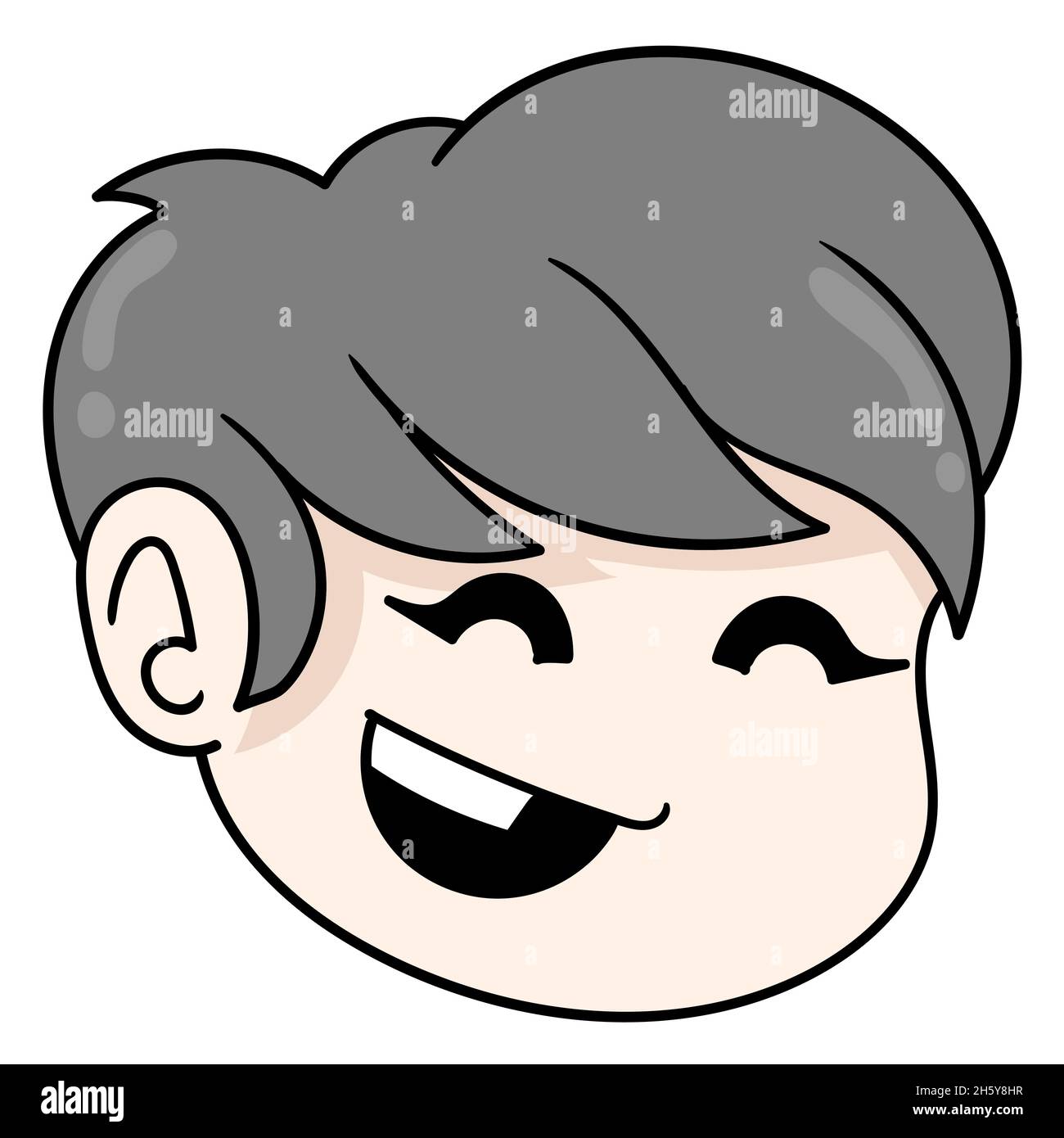 Smiling handsome icon boy hi-res stock photography and images - Alamy