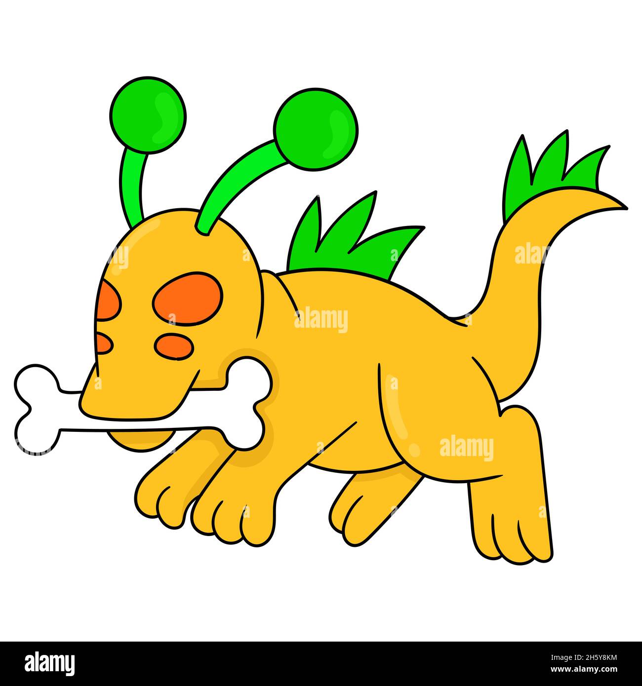 Alien dog Stock Vector Images - Alamy