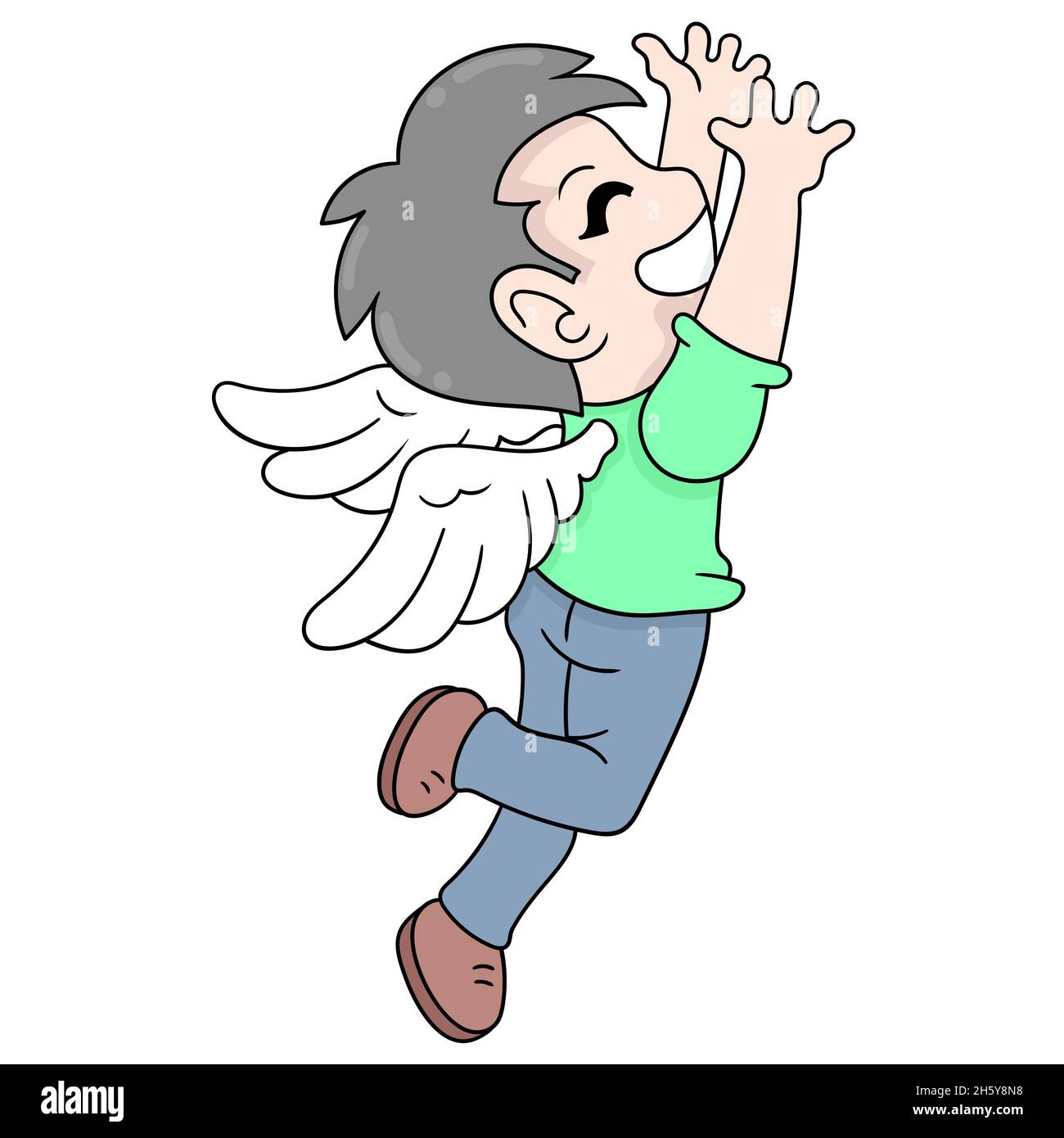 Angel boy art hi-res stock photography and images - Alamy
