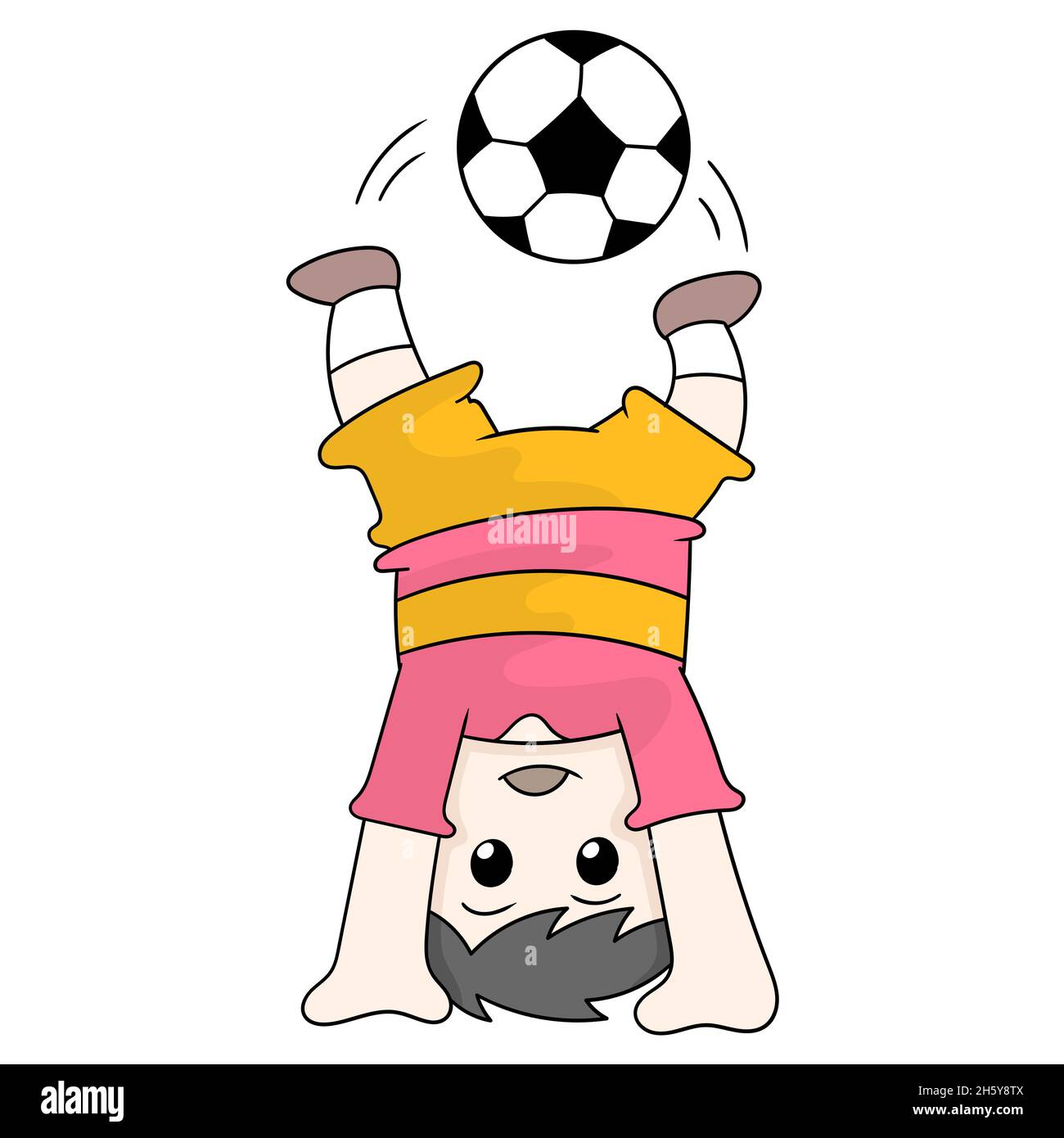Headstand Clipart