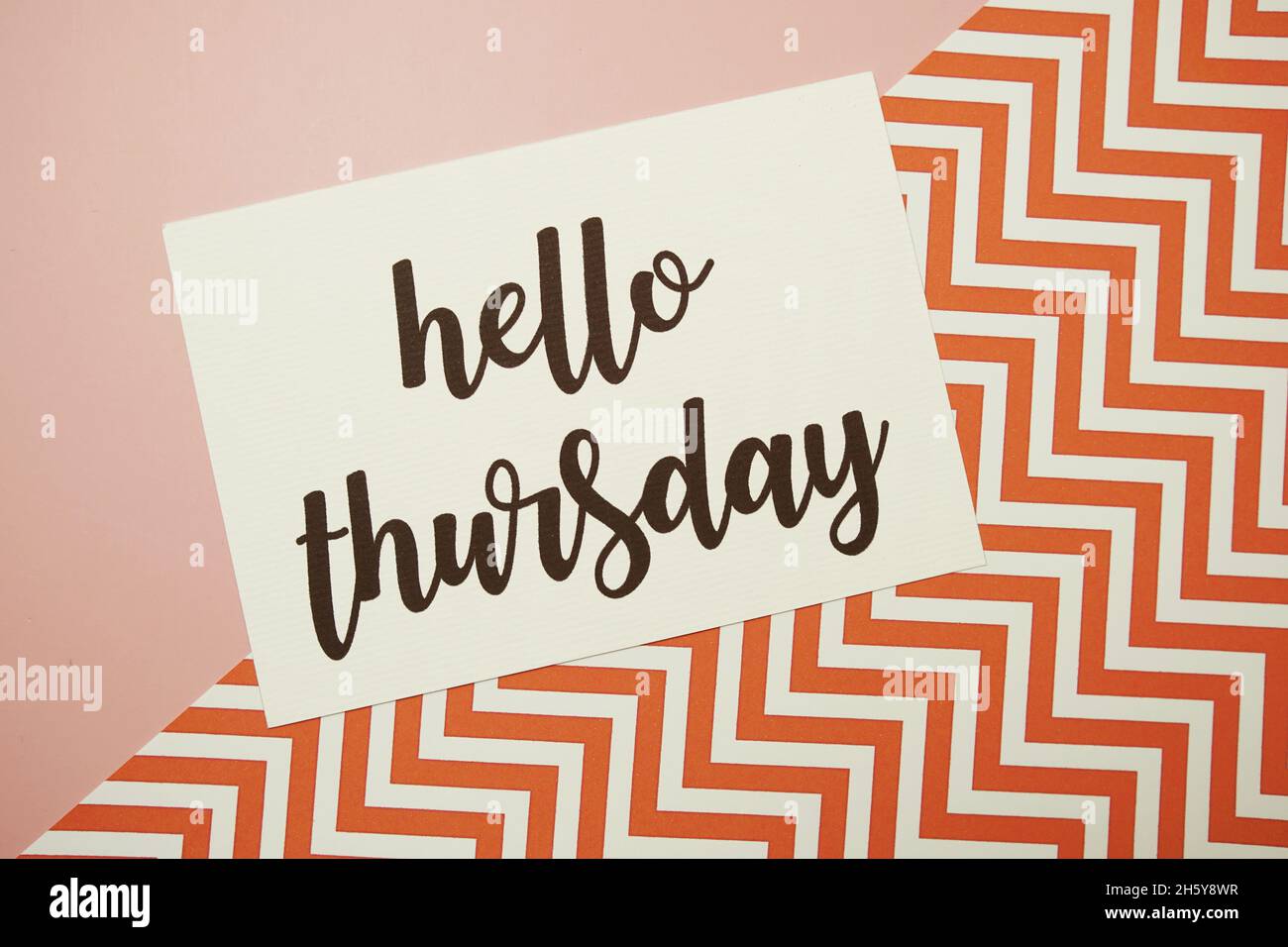 Thursday card hi-res stock photography and images - Alamy