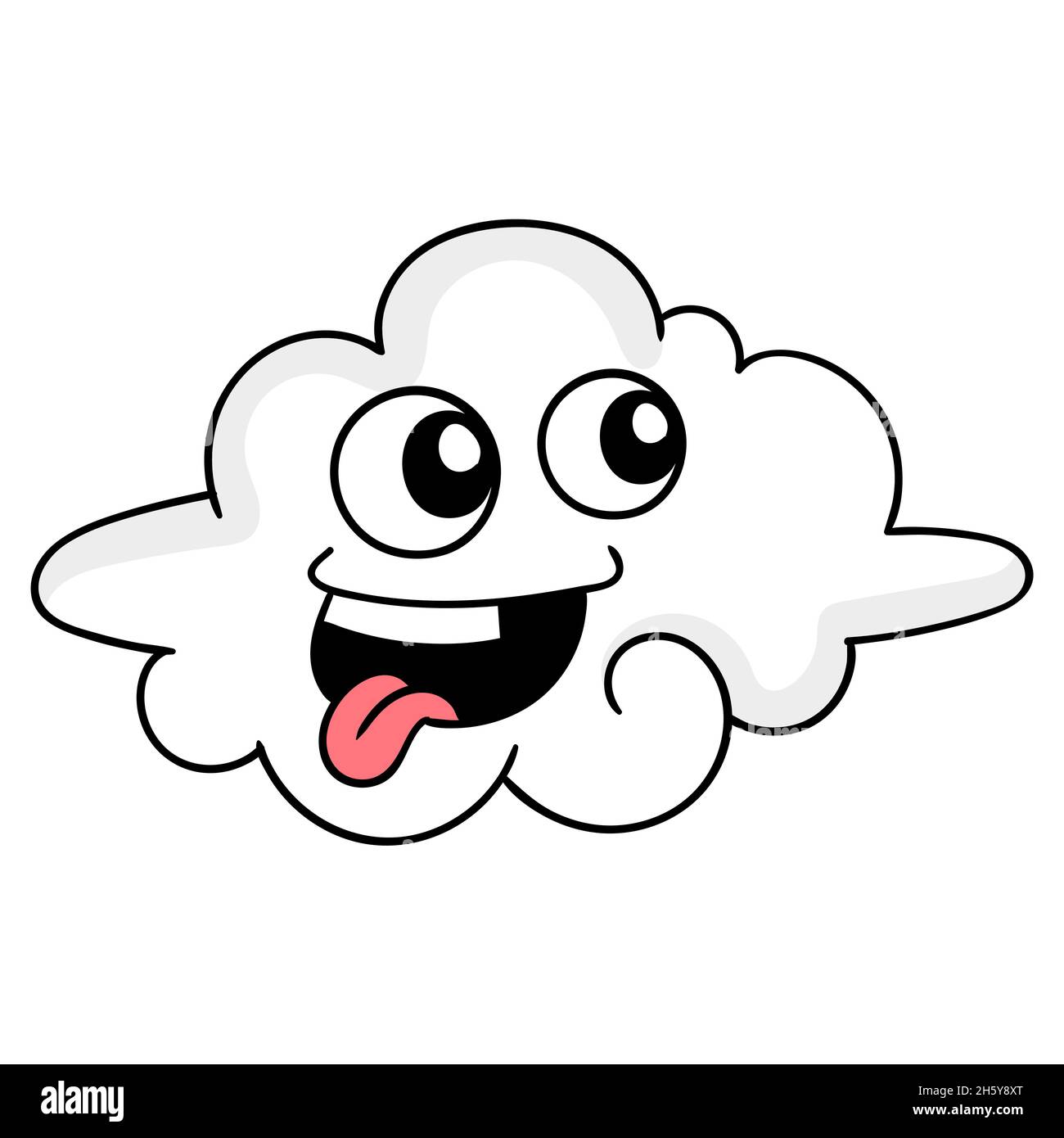 Cloud emoticon Cut Out Stock Images & Pictures - Alamy
