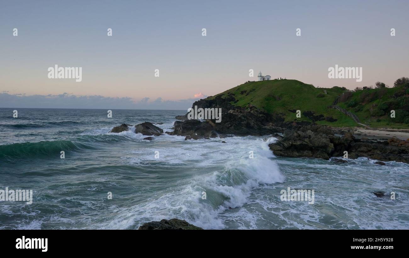 Tacking point lighthouse port macquarie nsw australia hi-res stock ...