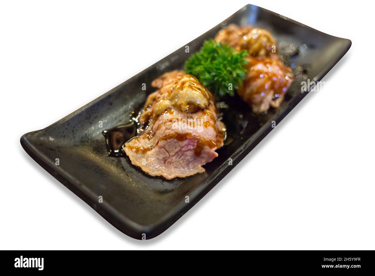 Grilled wagyu beef on Cut Out Stock Images & Pictures - Alamy