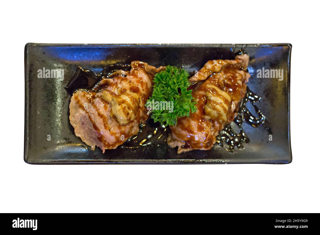 Grilled wagyu beef on Cut Out Stock Images & Pictures - Alamy