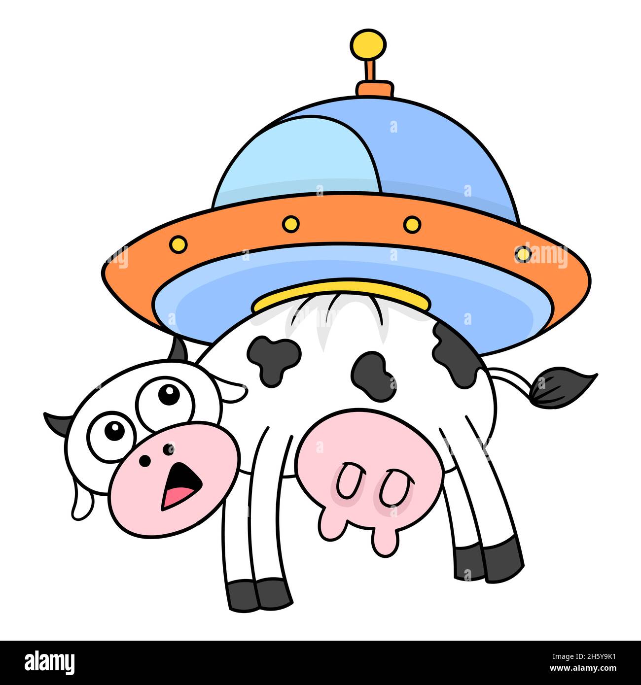 Cow alien Cut Out Stock Images & Pictures - Alamy