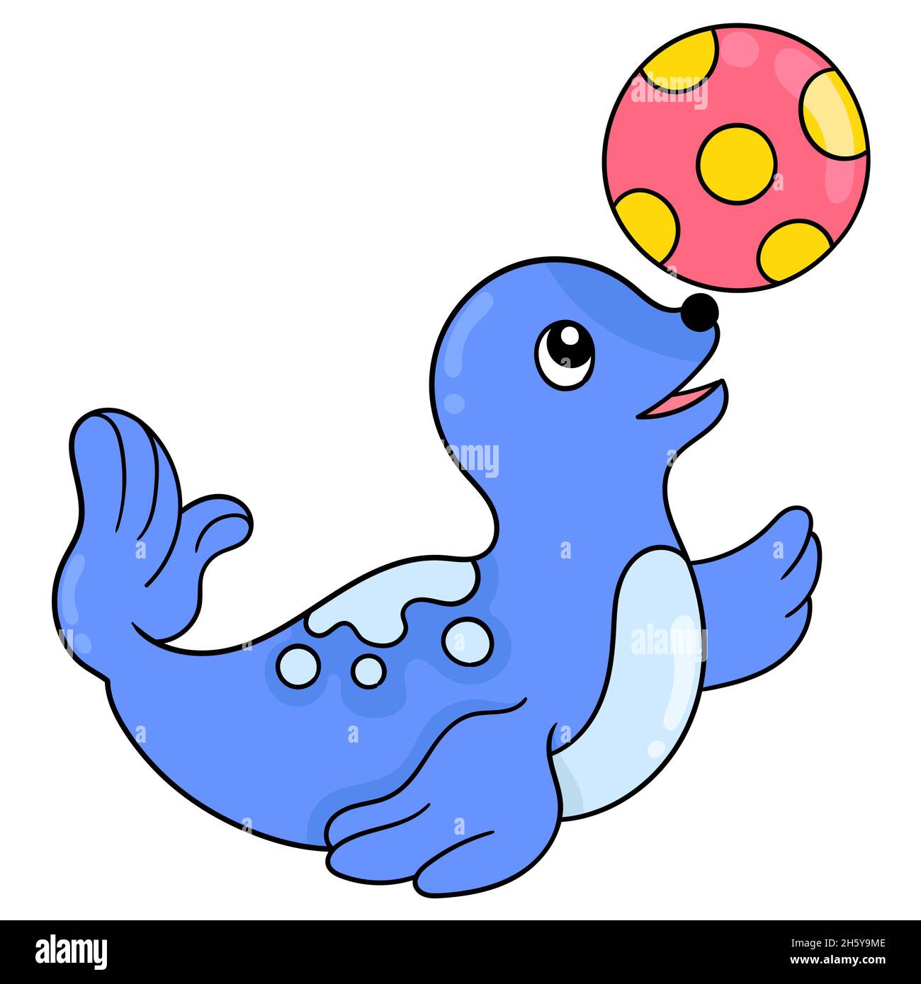 Seal playing ball hi-res stock photography and images - Alamy