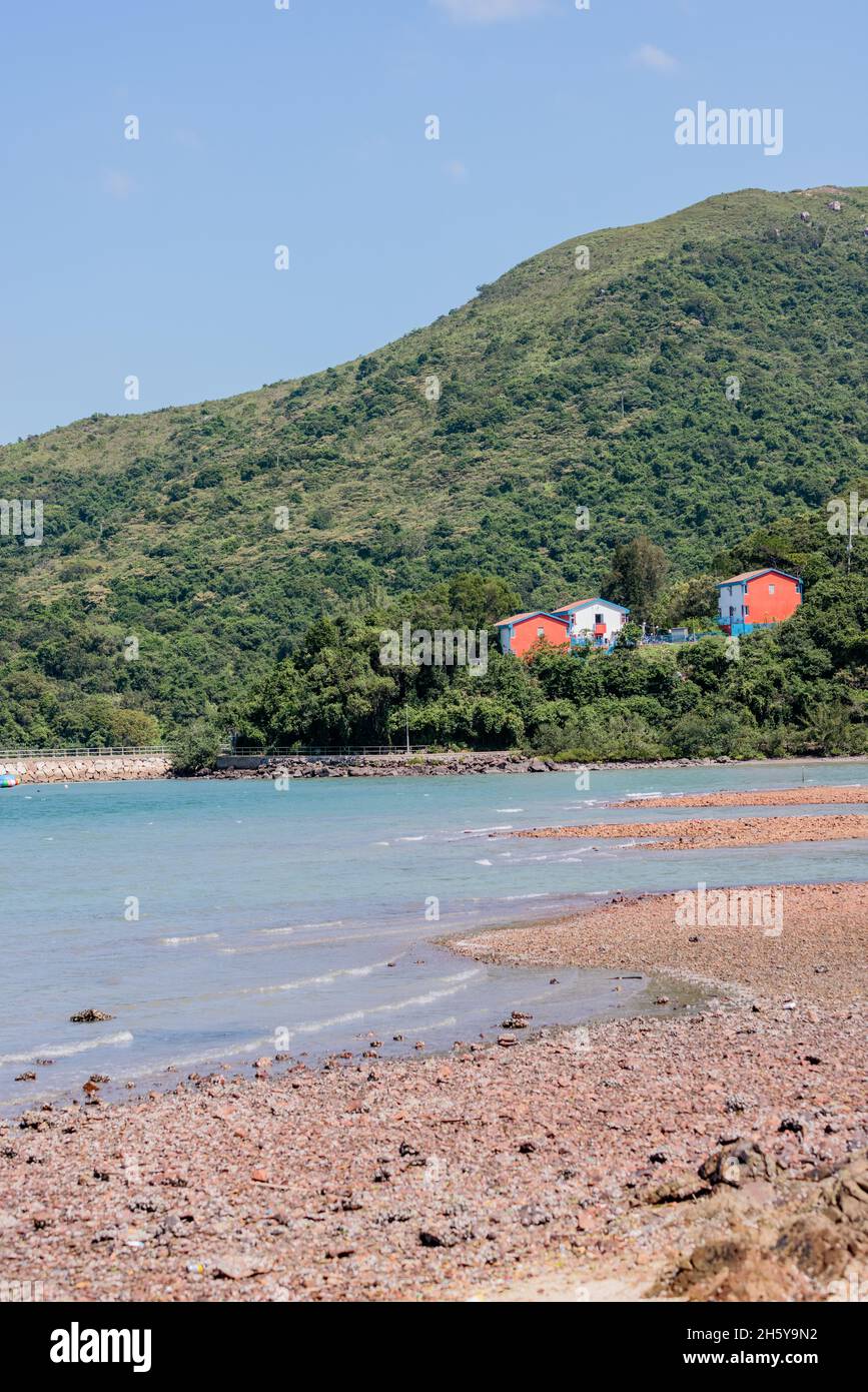 Orange Hostel in Chek Keng, Countryside of Sai Kung, Hong Kong, outdoor ...