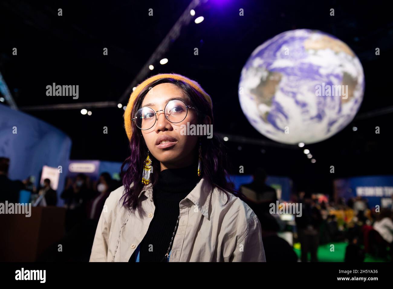 Glasgow, UK. 11th Nov, 2021. Mitzi Jonelle Tan, climate activist from ...