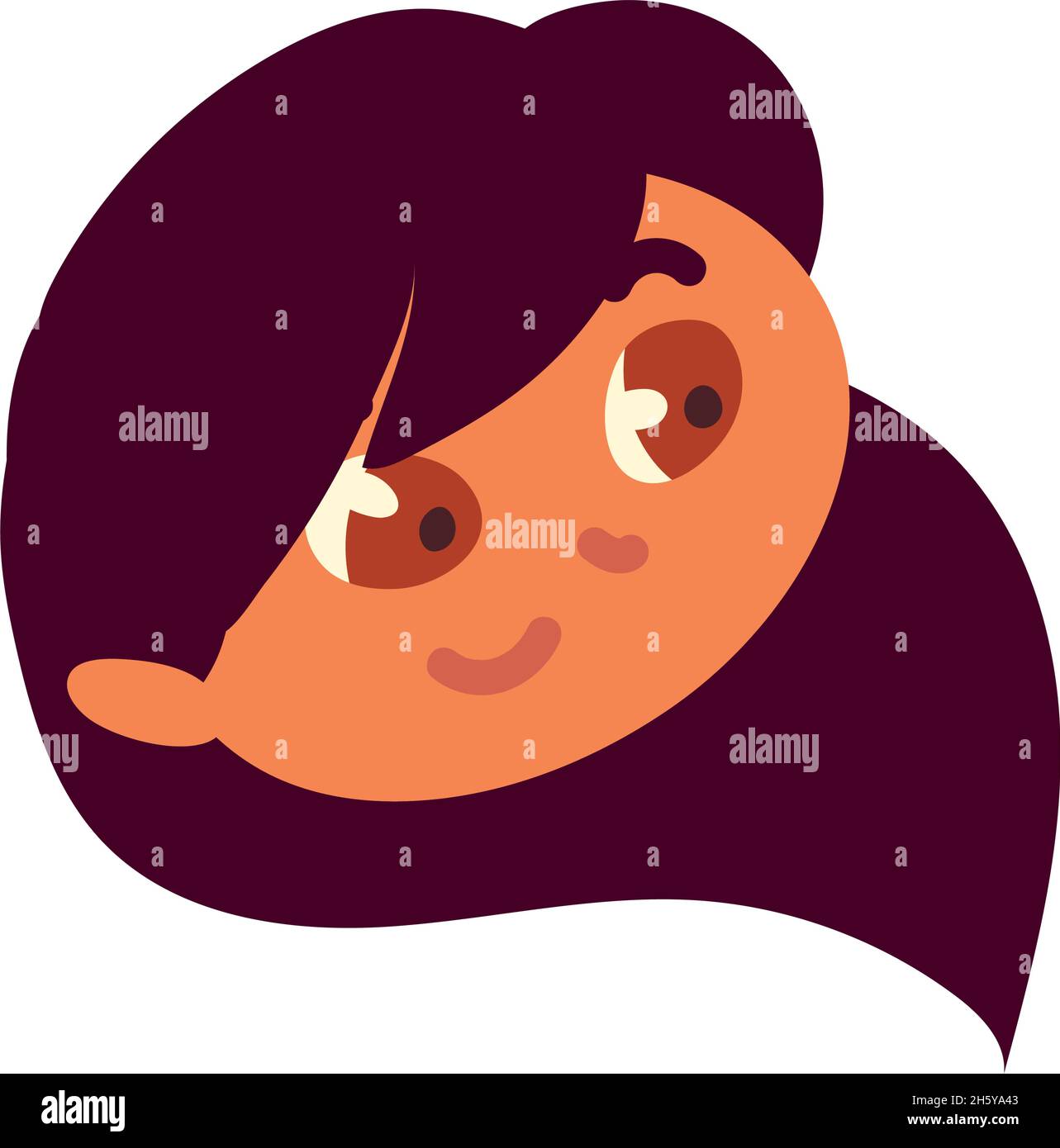 girl face cartoon Stock Vector Image & Art - Alamy