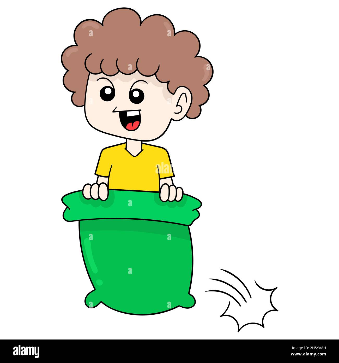 Cartoon sack Cut Out Stock Images & Pictures - Alamy