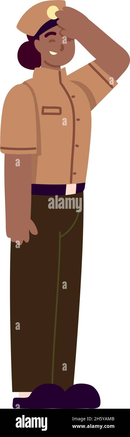 security guard woman work Stock Vector Image & Art - Alamy