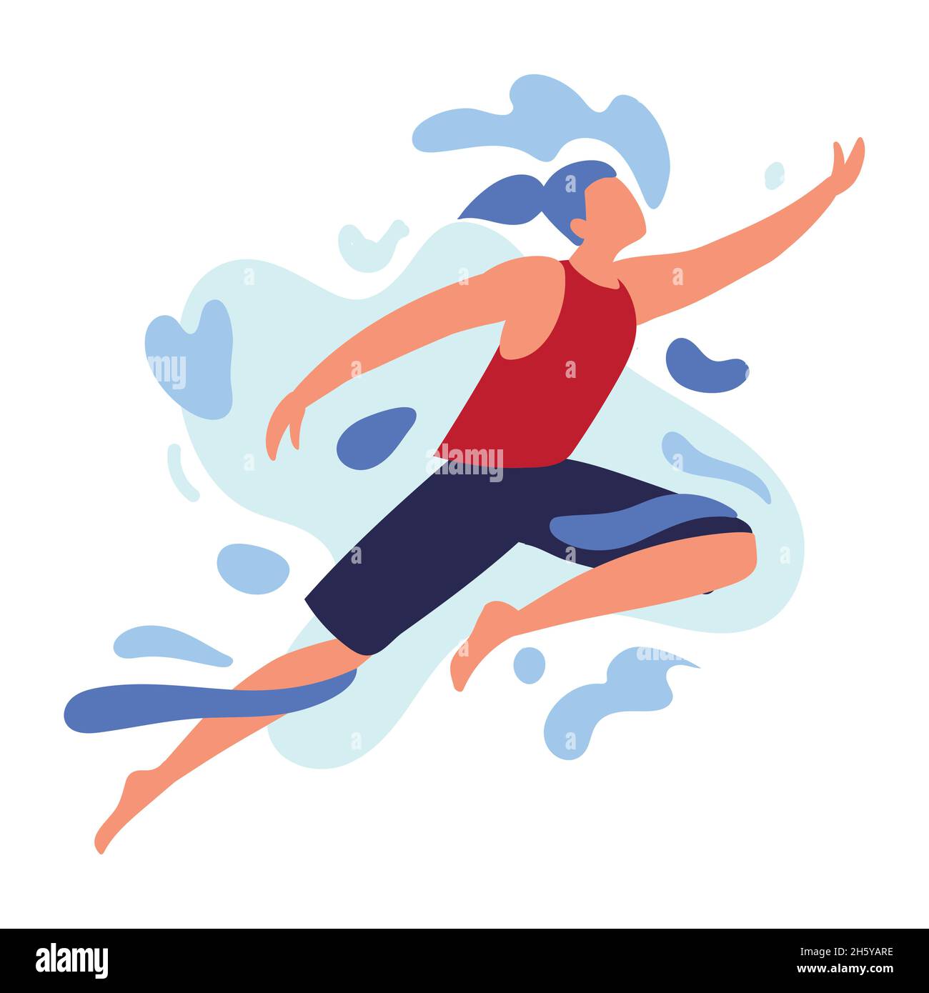 man floating and freedom Stock Vector Image & Art - Alamy