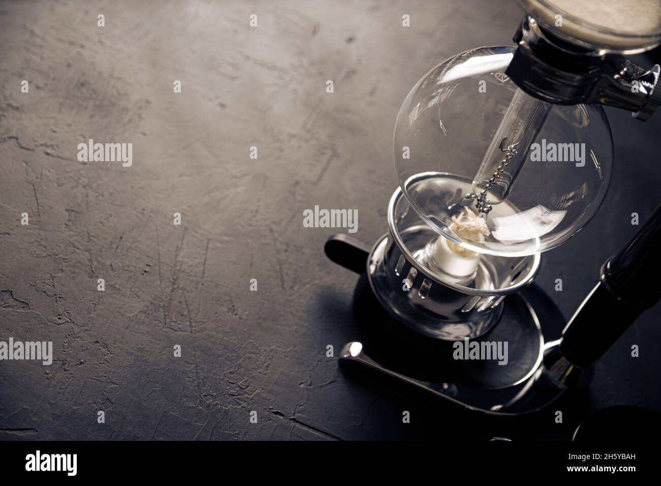 Vacuum coffee maker also known as vac pot, siphon or syphon coffee ...