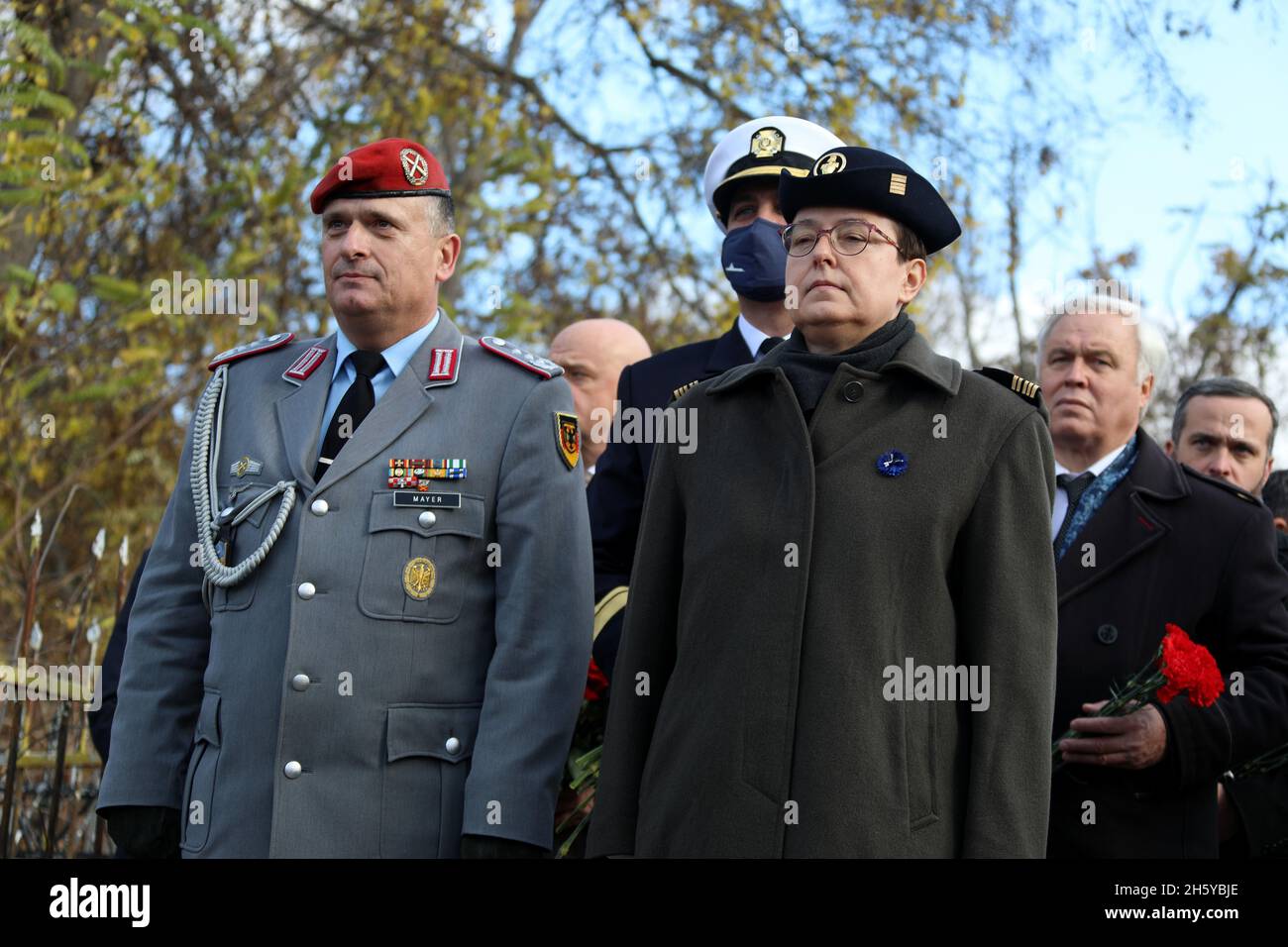 Non Exclusive: Guards of Honor are seen during the 103rd anniversary ...
