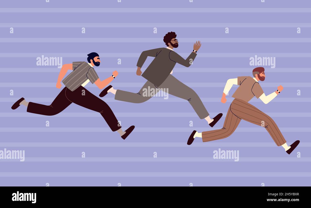business men running Stock Vector Image & Art - Alamy