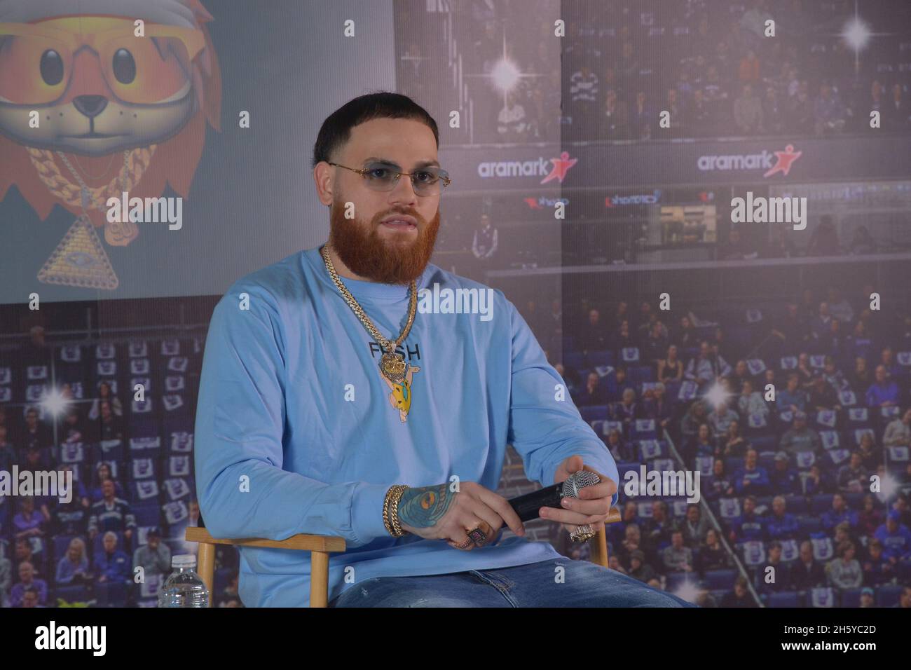 Non Exclusive: Puerto Rican rapper Miky Woodz, poses for photos during ...