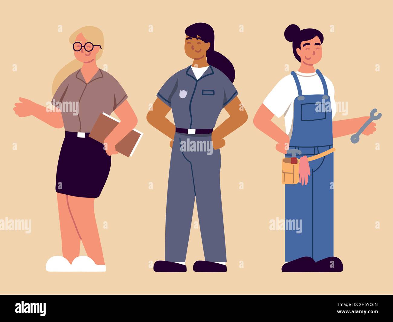 women work occupation Stock Vector Image & Art - Alamy