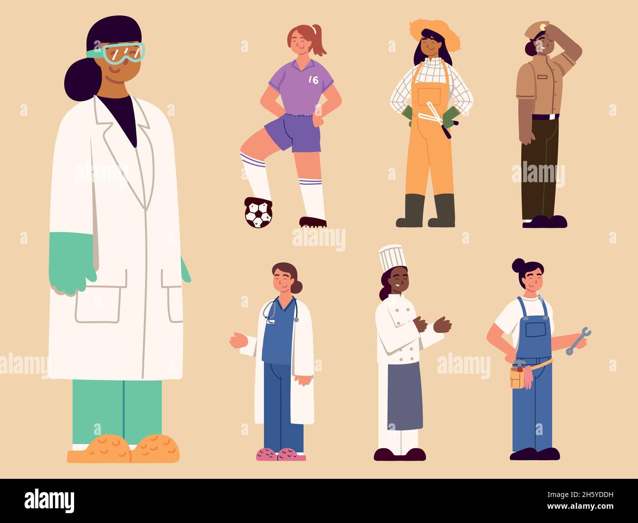 women different profession Stock Vector Image & Art - Alamy